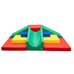 children's factory highlands climber, rainbow, cf322-217, baby playroom climber, indoor playground for classroom or daycare, toddler nursery activity,multi