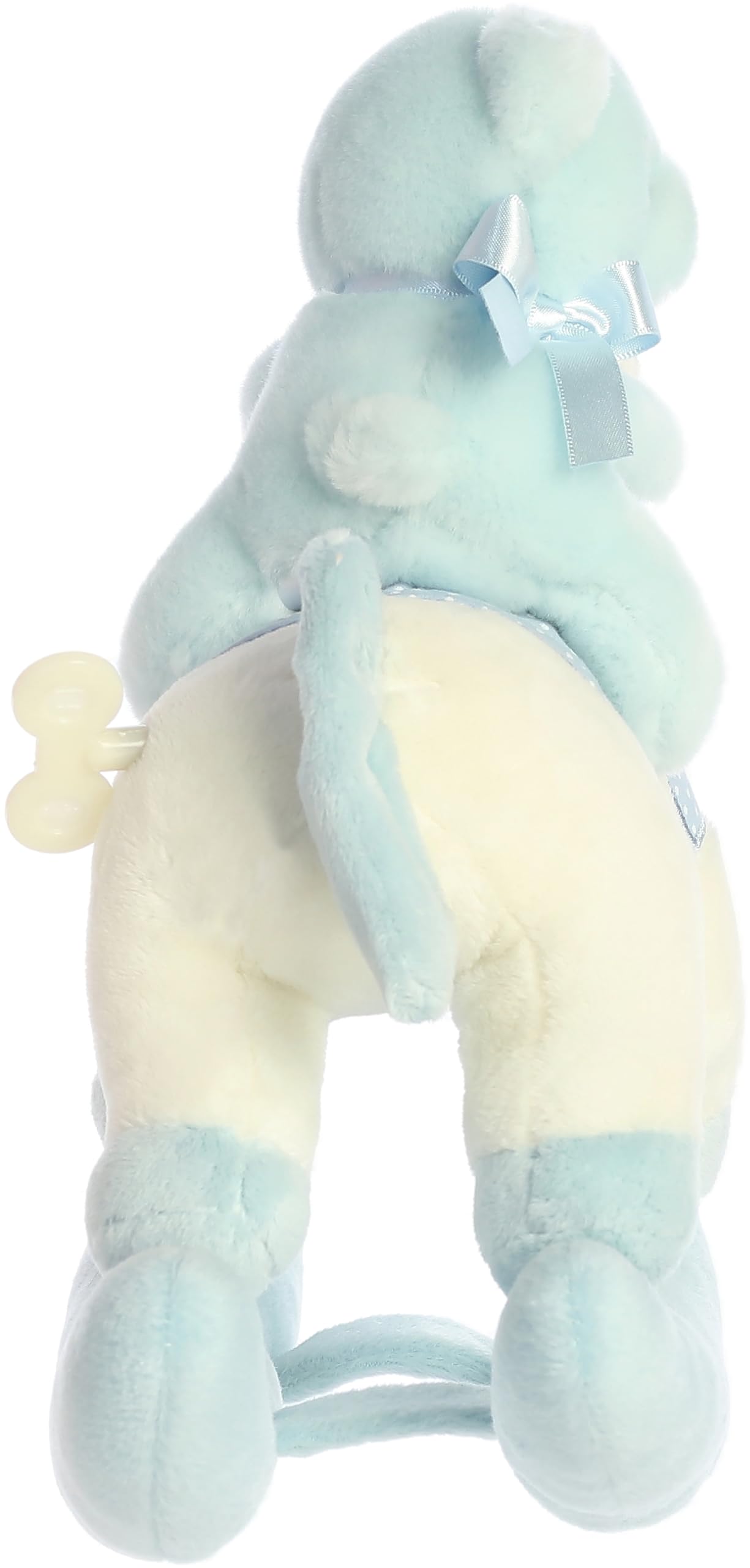 Aurora® Melodious Musicals! Baby Boy Rocking Horse™ Baby Stuffed Animal - Musical Entertainment - Engaging Play - Blue 12 Inches