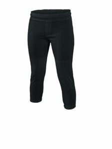 easton zone softball pant | women's | xlarge | black | 2020 |low-rise waistband with draw cord, set-in back pockets