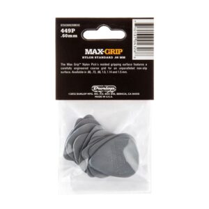 Dunlop Max-Grip® Nylon Standard, Light Gray, .60mm, 12/Player's Pack