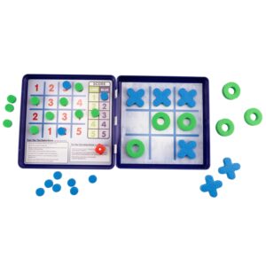 Take N Play, Anywhere Tic-Tac-Toe Board Games for Kids- Board Games for Family Night, Family Games, Game Night, Family Board Games, Kids Toys, Travel Games, Preschool Toys, Multi-Player Game, Ages 4+