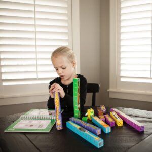 Fat Brain Toys Inchimals - Animal-Themed Measuring Blocks, Math Learning, Ages 3+