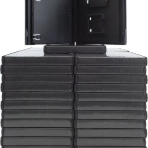 (50) Standard Empty Replacement Game Cases - Compatible with Black Nintendo DS - VGBR14DSBK