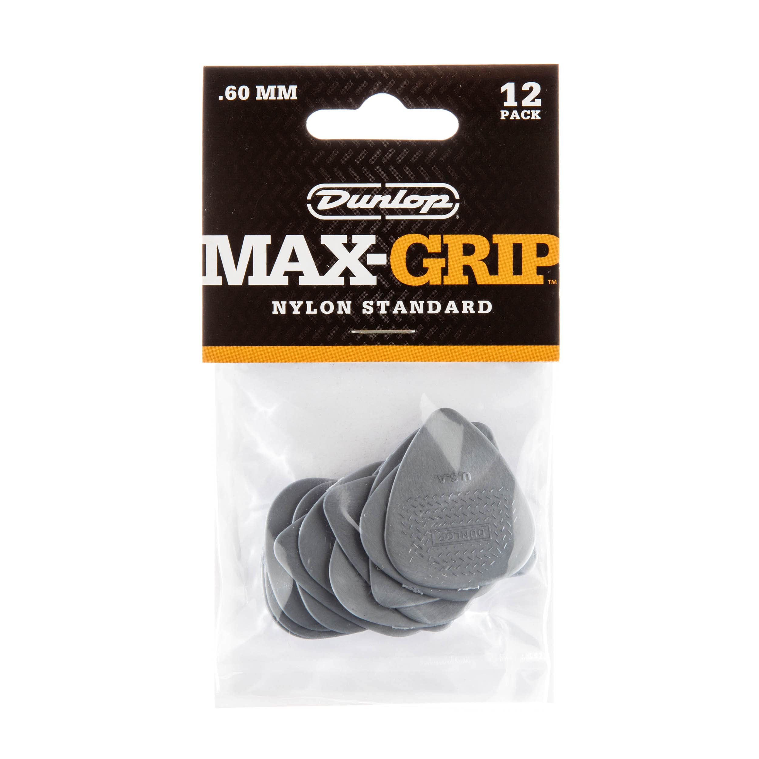 Dunlop Max-Grip® Nylon Standard, Light Gray, .60mm, 12/Player's Pack