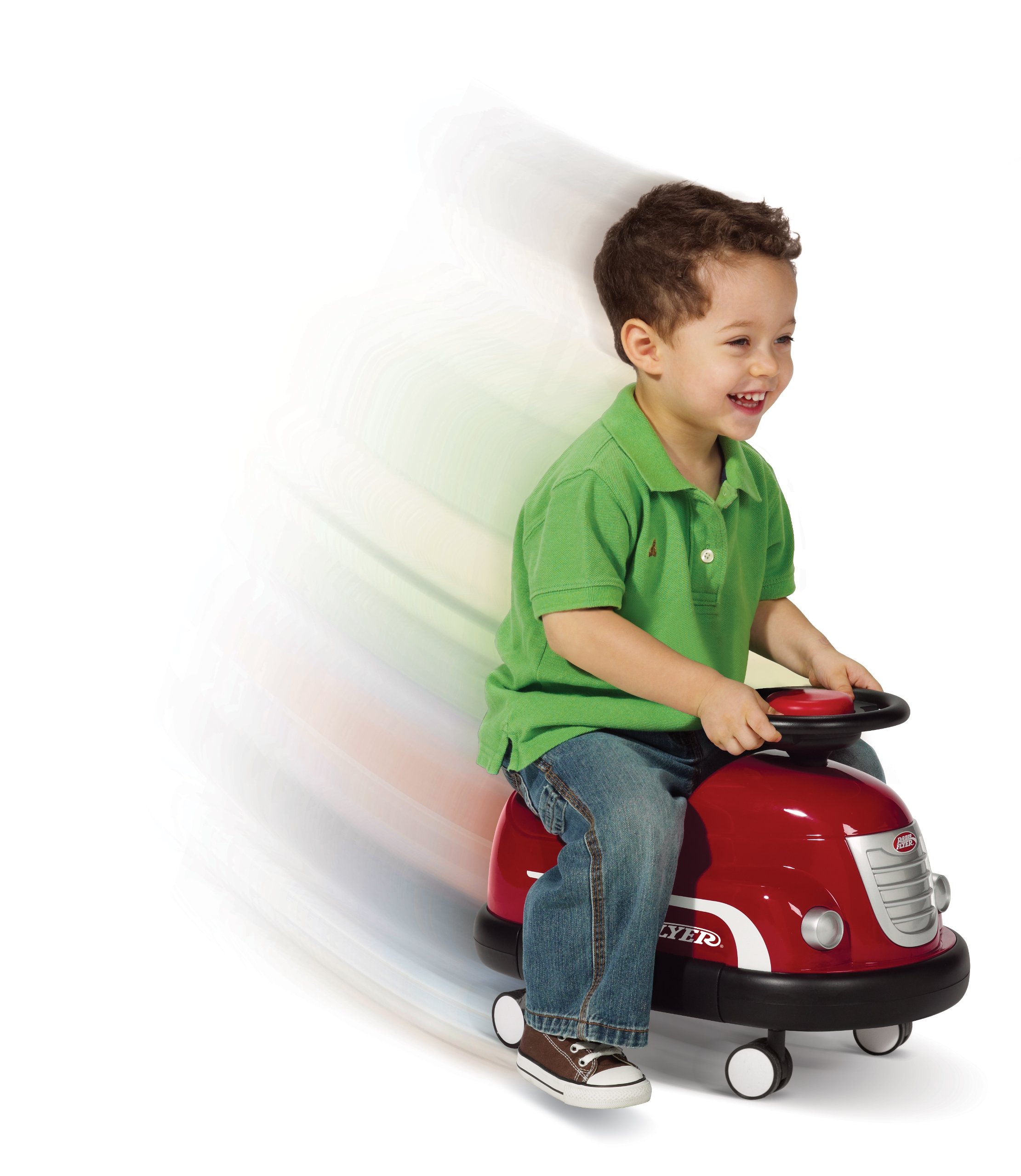 Radio Flyer Classic Bumper Car, Red Ride On Toy for Ages 1-3