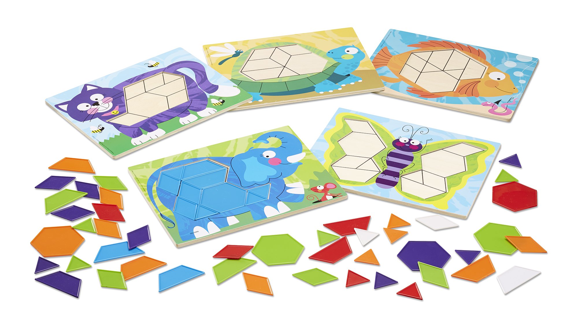 Melissa & Doug Animal Pattern Blocks