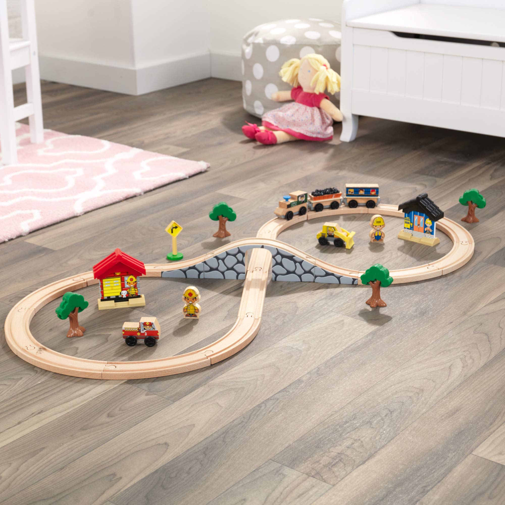 KidKraft Figure 8 Train Set, Gift for Ages 3+