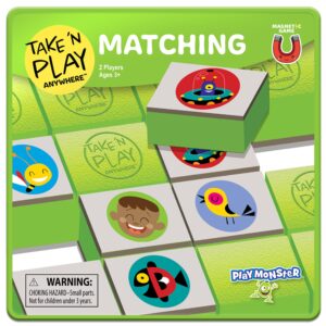 playmonster take n play — matching game — easy to use, hard to lose — fun on the go travel game — for ages 3+