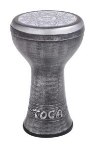 toca jamal fiberglass doumbek silver (silver)