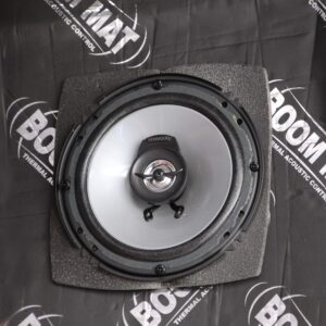 Design Engineering 050330 Boom Mat Speaker Baffles, 6.5" Round (Pack of 2), Black