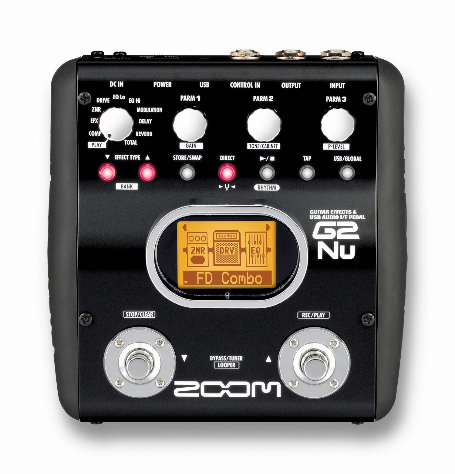 Zoom ZG2NU Guitar Multi Effects Pedal and USB Interface