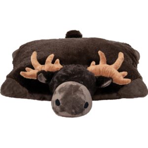 Pillow Pets Wild Moose Stuffed Animal Plush Toy 18 Inches, Brown, Large