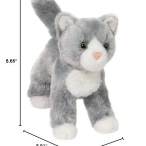 Douglas Scatter Gray Cat Plush Stuffed Animal