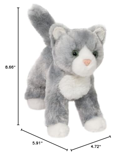 Douglas Scatter Gray Cat Plush Stuffed Animal