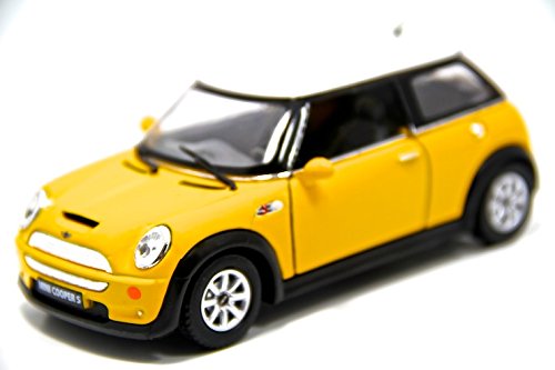 KiNSMART Mini Cooper S 5" 1:28 Scale SetOf4 Die Cast Metal Model Toy Car w/ Pullback Action