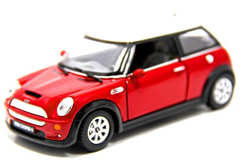 KiNSMART Mini Cooper S 5" 1:28 Scale SetOf4 Die Cast Metal Model Toy Car w/ Pullback Action