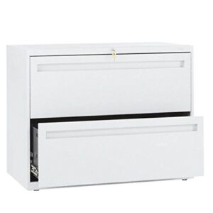 hon 700-series 2 drawer metal lateral file cabinet, 36" wide, gray (hon782lq) category: metal lateral file cabinets