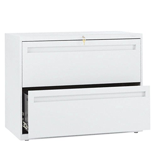 Hon 700-Series 2 Drawer Metal Lateral File Cabinet, 36" Wide, Gray (HON782LQ) Category: Metal Lateral File Cabinets