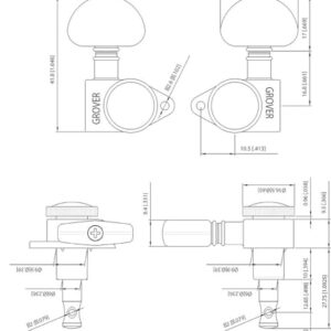 Grover Roto-Grip Tuners (502G)