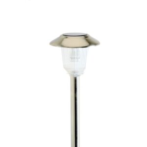 homebrite solar power olympus path lights, garden light with stake, 3x led per lamp, 33868/8, set of 8