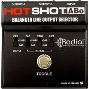 Radial HotShot ABo 1x2 Mic Selector