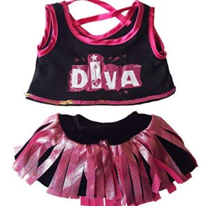 Diva Girl Outfit Teddy Bear Clothes Fit 14" - 18" Build-a-bear and Make Your Own Stuffed Animals