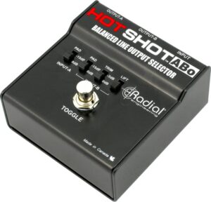 radial hotshot abo 1x2 mic selector