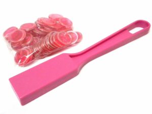 smalltoys bingo magnetic wand with 100 chips - pink