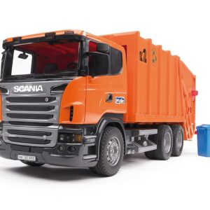 Bruder 03560 Scania R-Series Garbage Truck - Orange