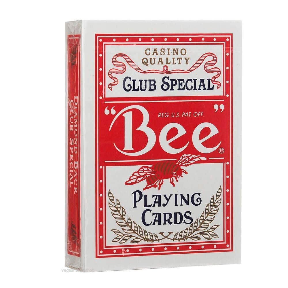 US Playing Card Co. Bee No. 92 Diamond Back Club Special Red/Blue 12 Decks