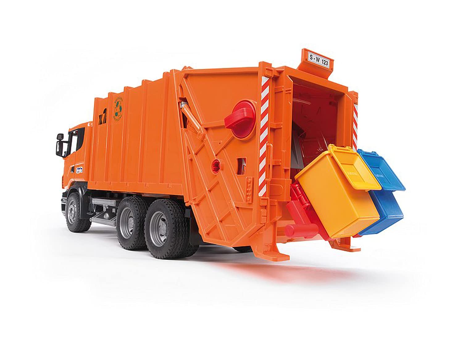 Bruder 03560 Scania R-Series Garbage Truck - Orange