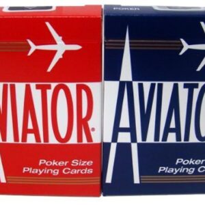 Quality Aviator Casino Playing Cards - 2 Decks