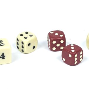 Backgammon Dice-Brown 15/32"