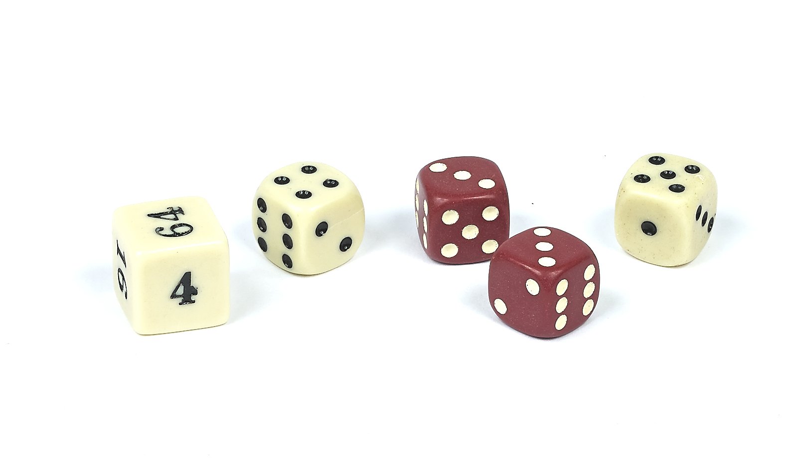 Backgammon Dice-Brown 15/32"