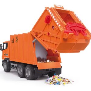 Bruder 03560 Scania R-Series Garbage Truck - Orange