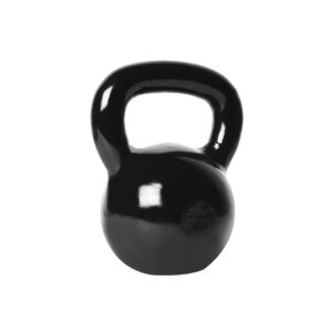 CAP Barbell Black Enamel Coated Cast Iron Kettlebell, 30 lb