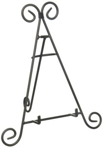 home decor 12" decorative easel, black