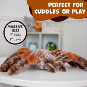 WISHPETS Stuffed Animal - Soft Plush Toy for Kids - 9 Inch Tarantula