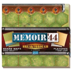 memoir '44 breakthrough kit board game expansion - 2 double-sided oversize maps for epic wwii battles! strategy game for kids & adults, ages 8+, 2 players, 30-60 minplaytime, made by days of wonder