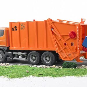 Bruder 03560 Scania R-Series Garbage Truck - Orange