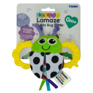 LAMAZE Bitty Bite Bug Rattle 4.5 Inch (Pack of 1)