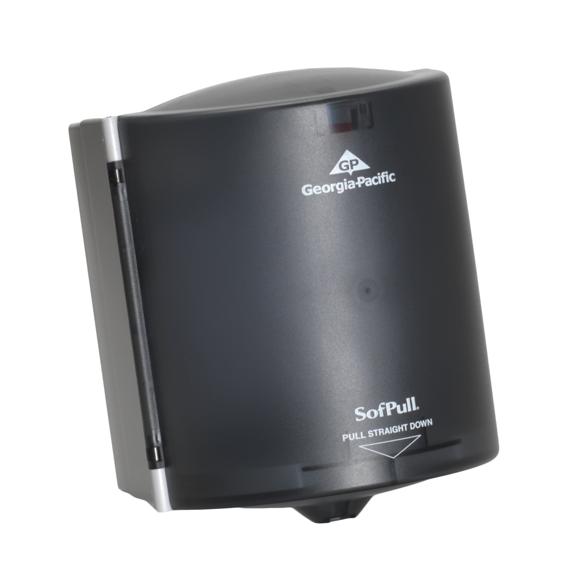 SofPull Junior Centerpull Paper Towel Dispenser by GP PRO (Georgia-Pacific), Translucent Smoke, 58008, 1 Dispenser, 7.10" W x 6.68" D x 10.77"