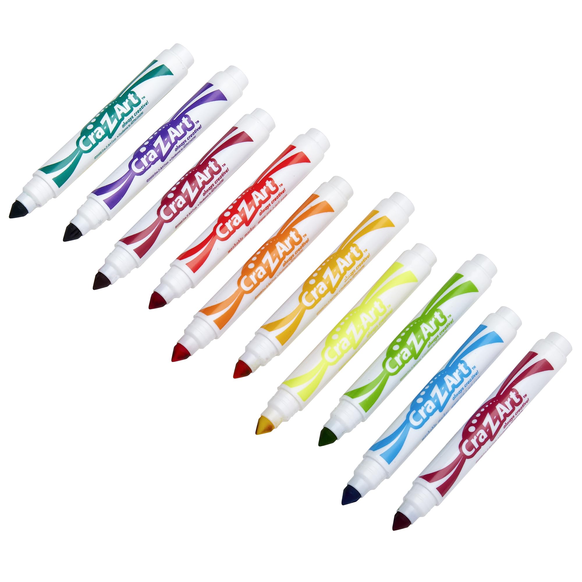 Cra-Z-Art Bold Washable Markers, 10 Count