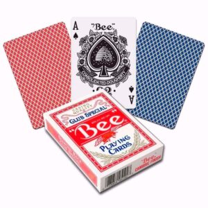 US Playing Card Co. Bee No. 92 Diamond Back Club Special Red/Blue 12 Decks