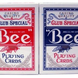 US Playing Card Co. Bee No. 92 Diamond Back Club Special Red/Blue 12 Decks