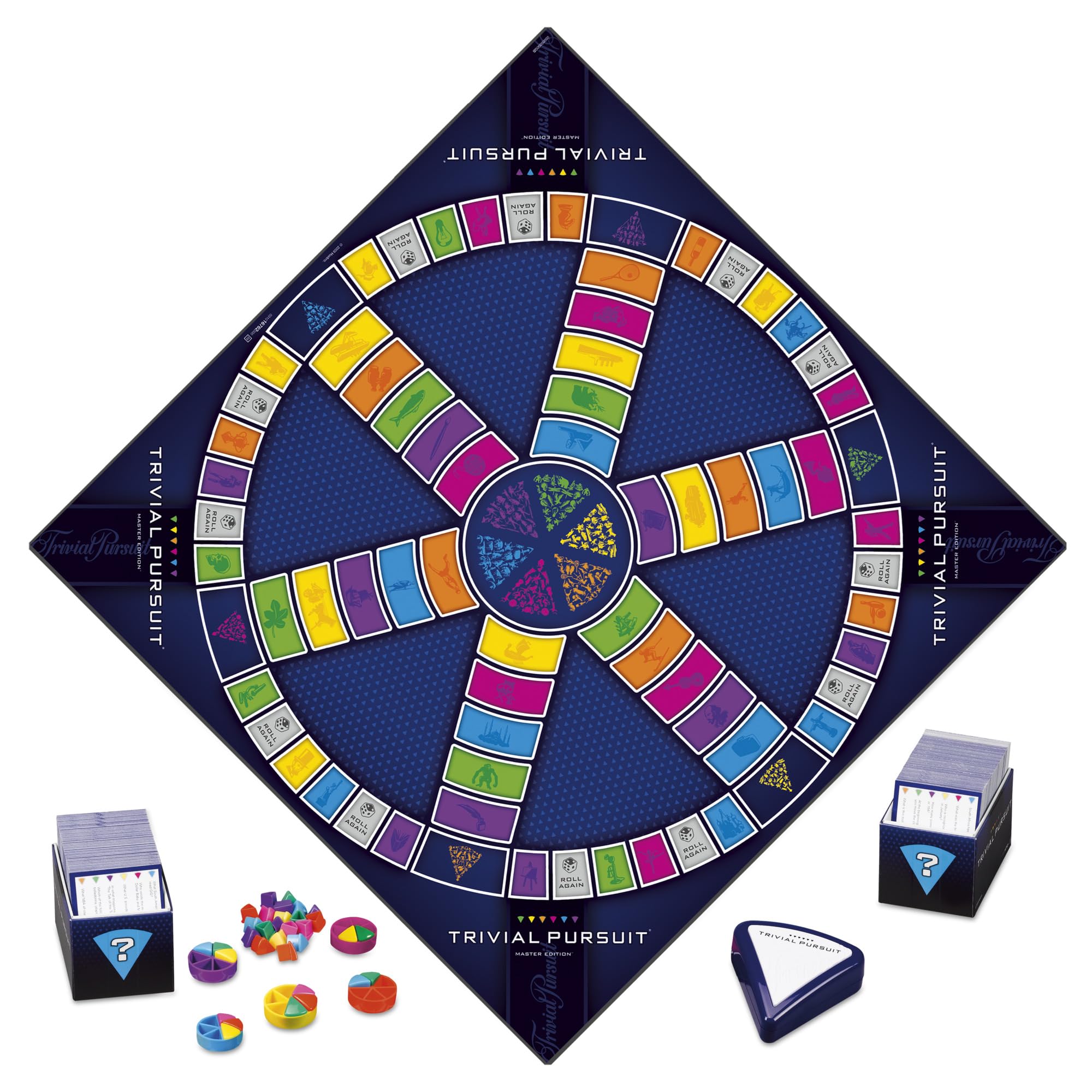 Hasbro Gaming Trivial Pursuit Master Edition Trivia Game, Board Games for Adults and Teens, Includes Electronic Timer, Trivia Games for 2 to 6 Players, Ages 16 and Up (Amazon Exclusive)