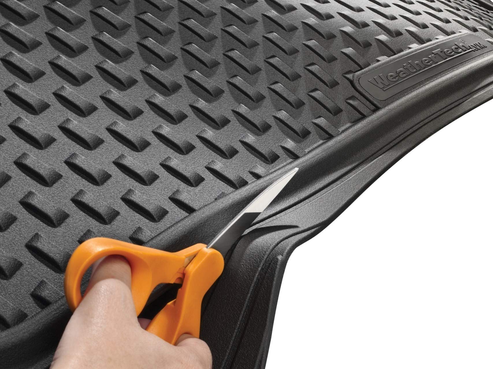 WeatherTech Universal Trim to Fit All Weather Cargo Mat for SUV Floor and Car Trunk Liner, Black