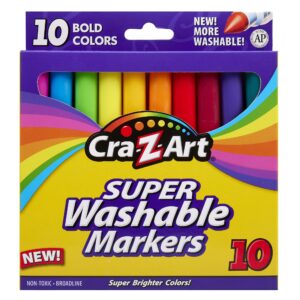 cra-z-art bold washable markers, 10 count