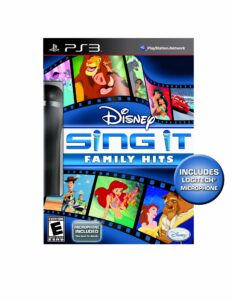 disney sing it: family hits bundle - playstation 3