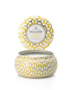 voluspa elysian garden candle, 11 ounce